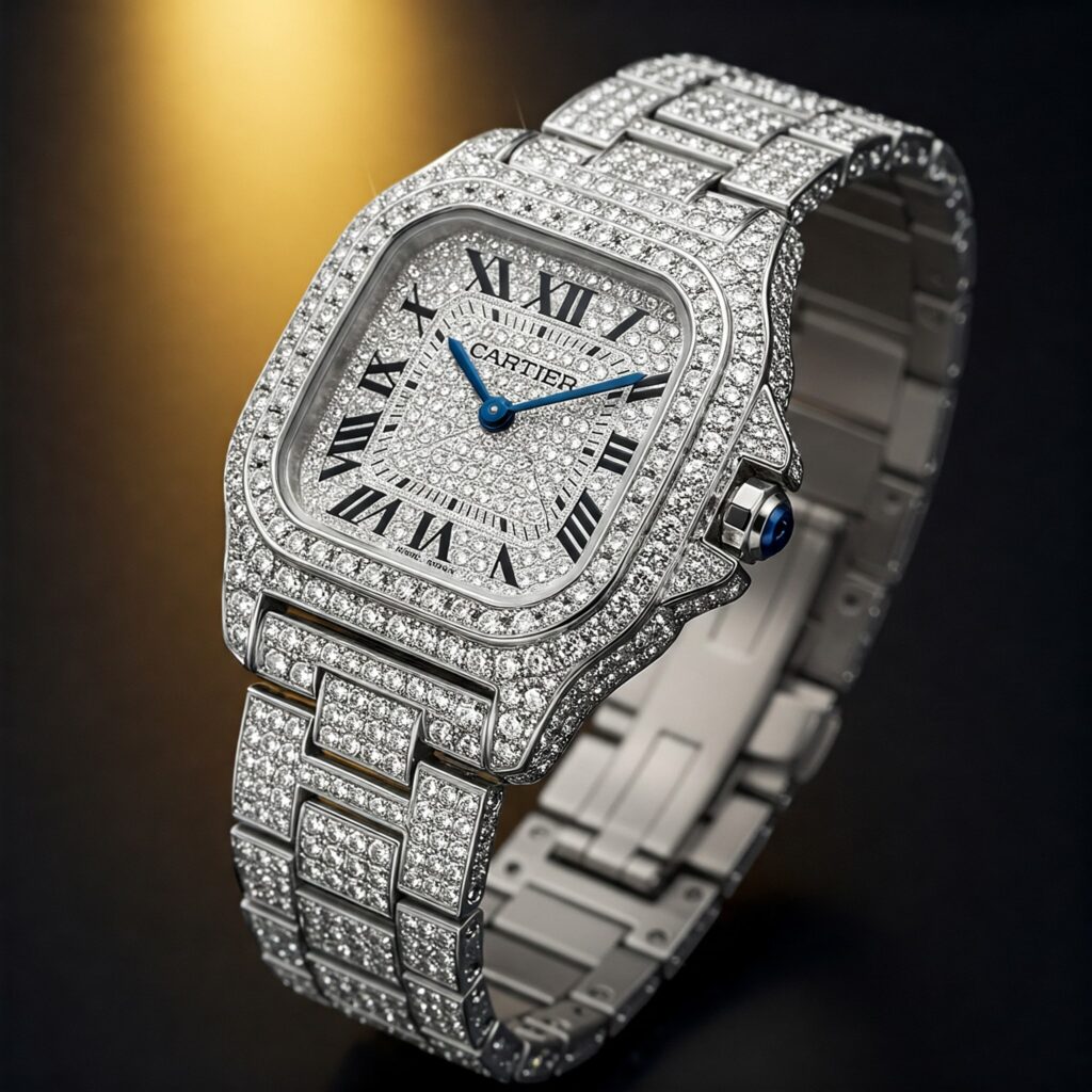 10 Stunning Iced Out Cartier Watch Designs That Elevate Luxury in 2025 ...