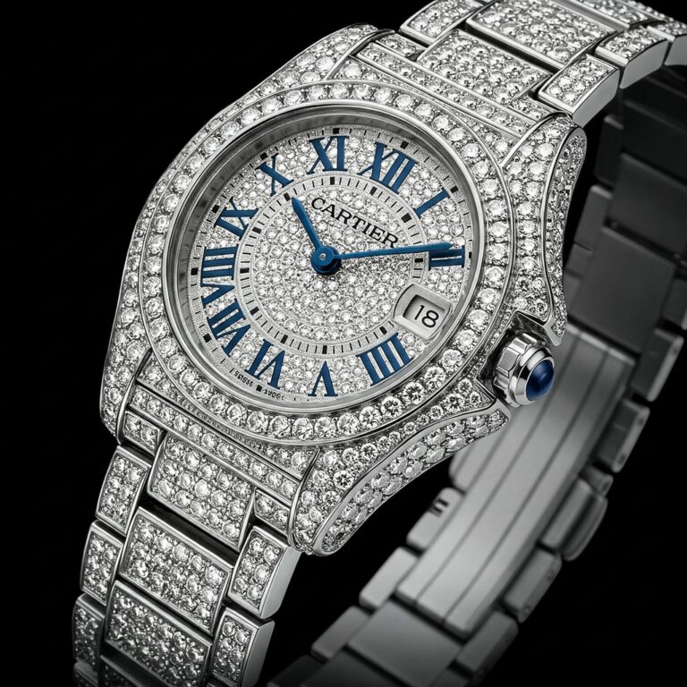 10 Stunning Iced Out Cartier Watch Designs That Elevate Luxury in 2025 ...