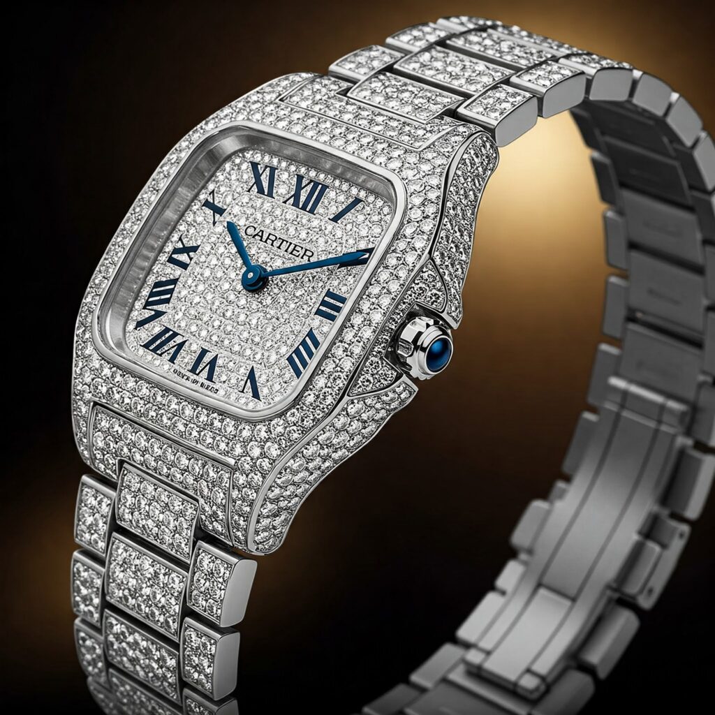 10 Stunning Iced Out Cartier Watch Designs That Elevate Luxury in 2025 ...