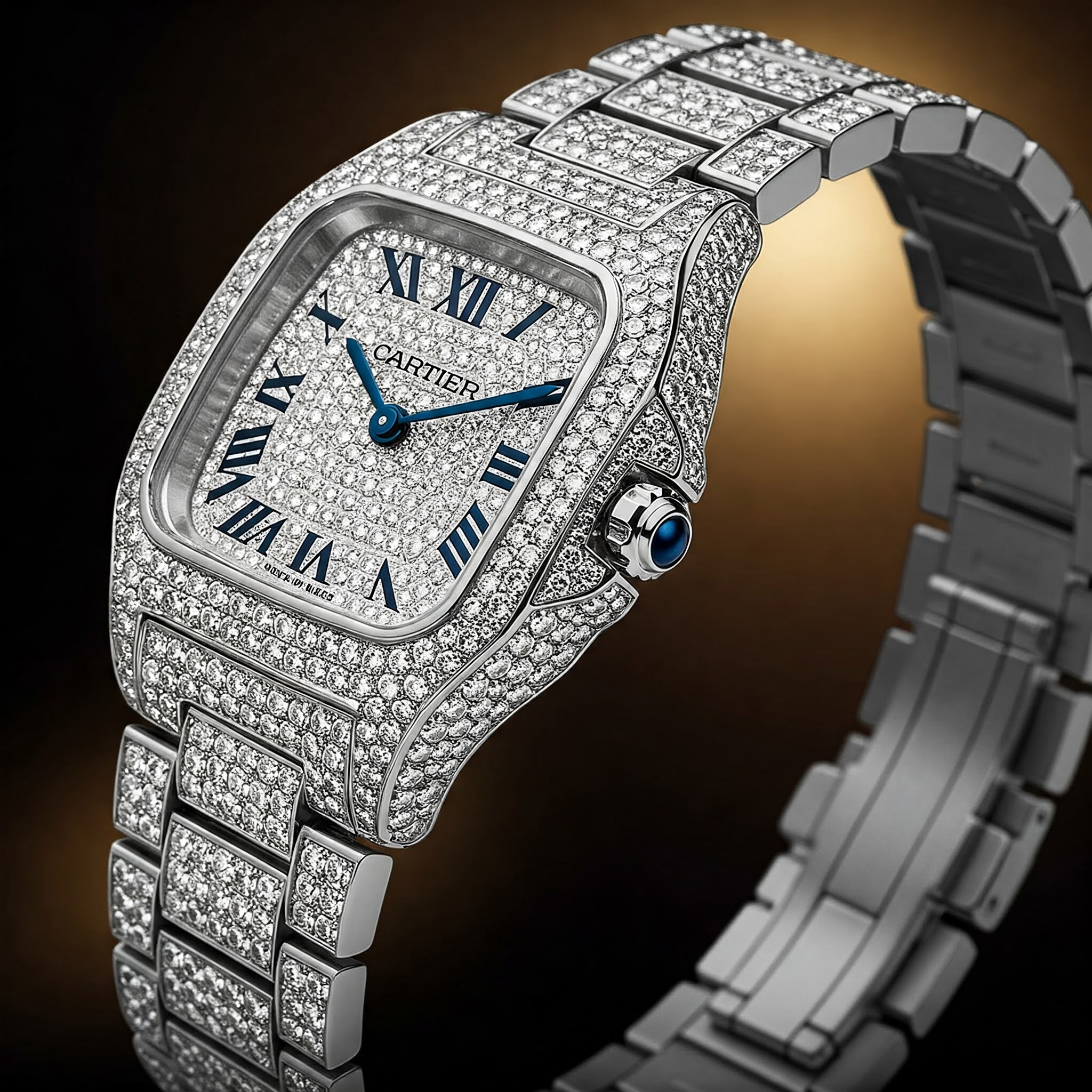 10 Stunning Iced Out Cartier Watch Designs That Elevate Luxury in 2025 ...