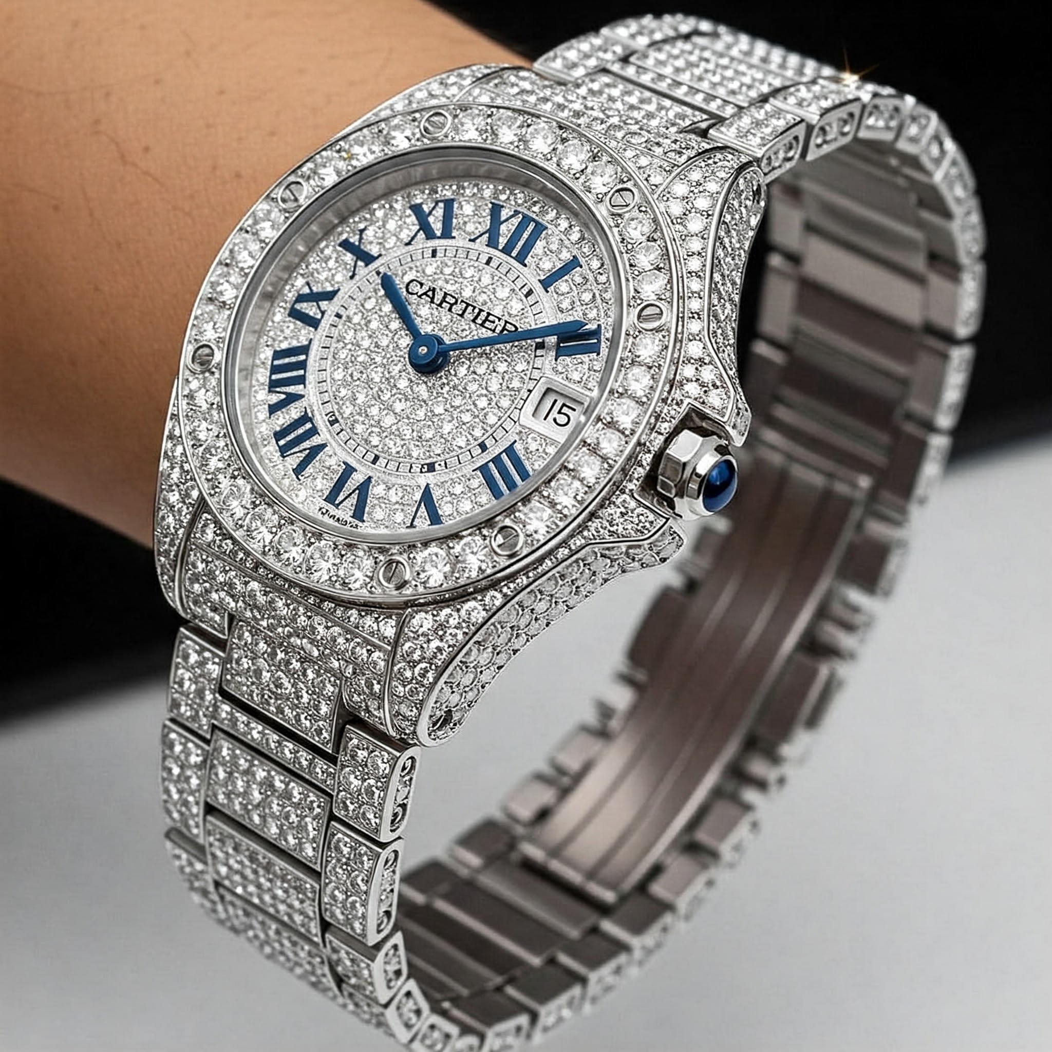 10 Stunning Iced Out Cartier Watch Designs That Elevate Luxury in 2025 ...